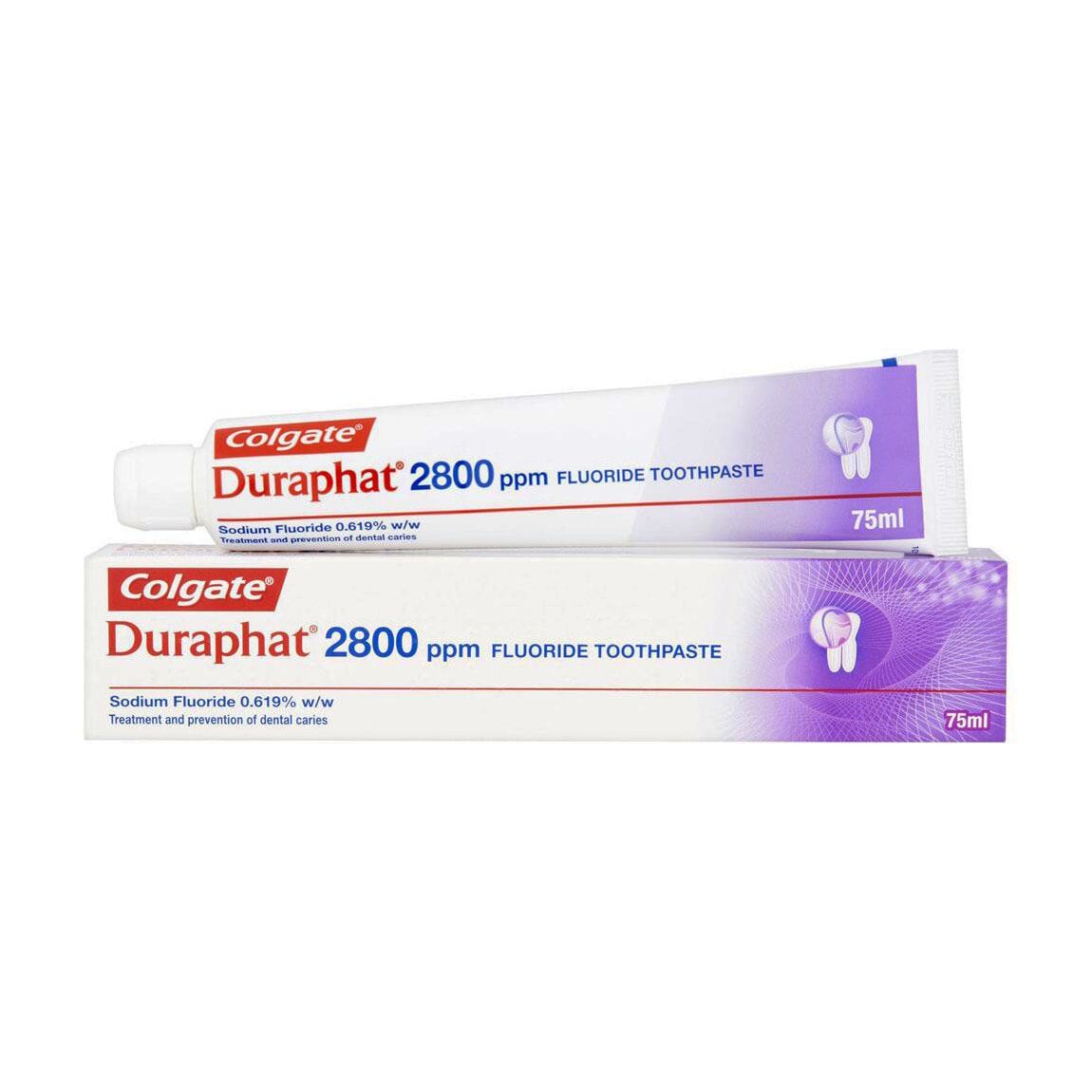 Colgate Duraphat 2800 Toothpaste 75ml – 0.619% High Fluoride